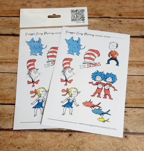Dr. Seuss Sticker Sheet | scrappineverymemory