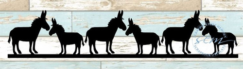 Donkey Scrapbook Border | scrappineverymemory
