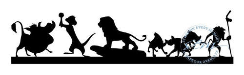 Lion King Scrapbook Border | scrappineverymemory