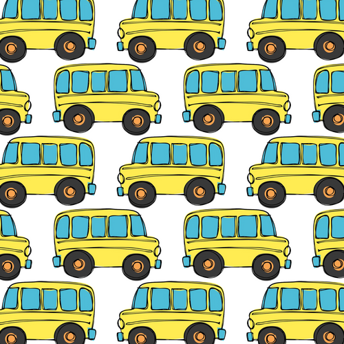 School Bus Scrapbook Paper 12x12 | scrappineverymemory