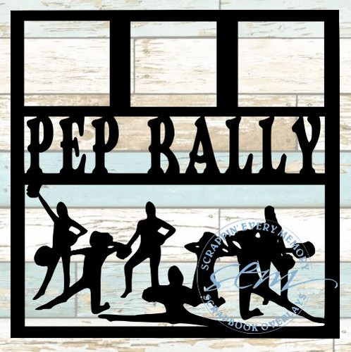 Pep Rally Scrapbook Overlay | scrappineverymemory