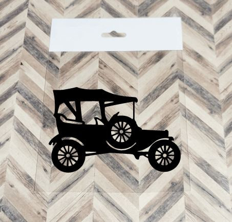 Model T Silhouette Die Cut | scrappineverymemory