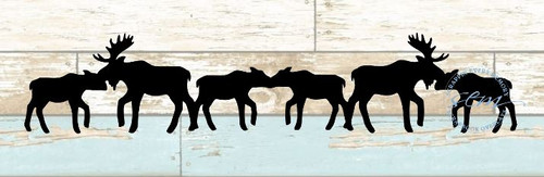 Moose Scrapbook Border | scrappineverymemory