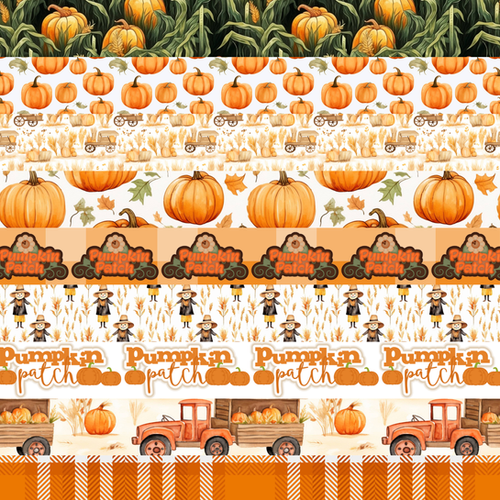 Pumpkin Patch Border Sheet | scrappineverymemory