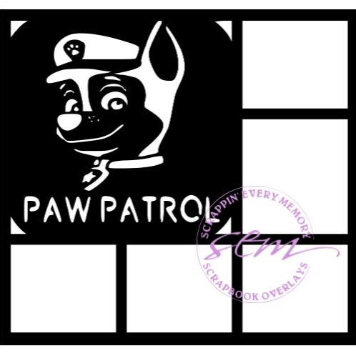 Paw Patrol Scrapbook Overlay | scrappineverymemory