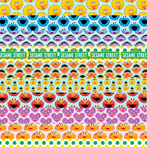 Sesame Street Border Sheet | scrappineverymemory