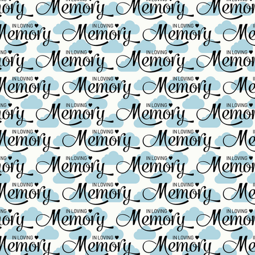 In Loving Memory Scrapbook Paper 12x12 | scrappineverymemory