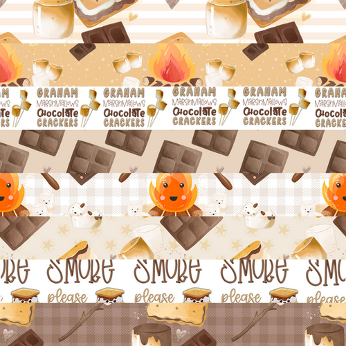 Smores Border Sheet | scrappineverymemory