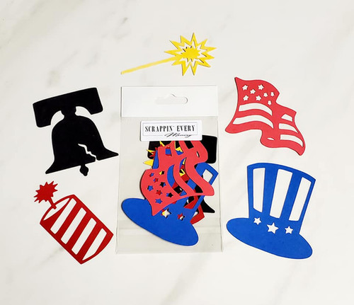 Independence Day Die Cut Silhouette Mini Set | scrappineverymemory