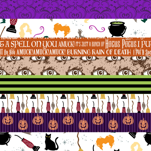 Hocus Pocus Border Sheet | scrappineverymemory