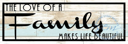 The Love Of A Family Makes Life Beautiful Scrapbook Title ...