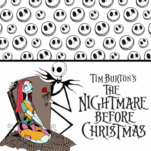 The Nightmare Before Christmas Scrapbook Paper 12x12 | scrappineverymemory