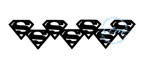 Superman Scrapbook Border | scrappineverymemory