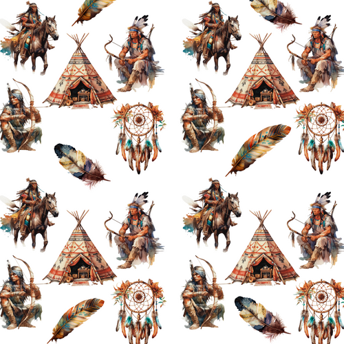 Native American Heritage Scrapbook Paper 12x12 | scrappineverymemory