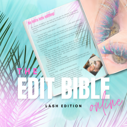 The Edit Bible- Lash edition | Rose Gold Academy