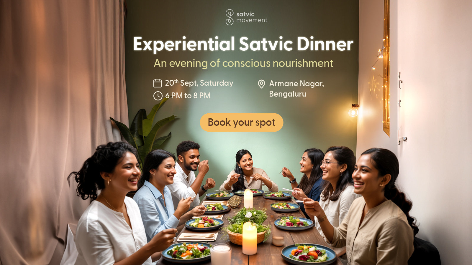 Experiential Satvic Dinner | Satvic Events