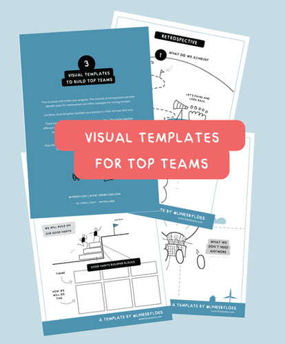 Visual Templates for Teams - PACKAGE of 3 | linesbyloes