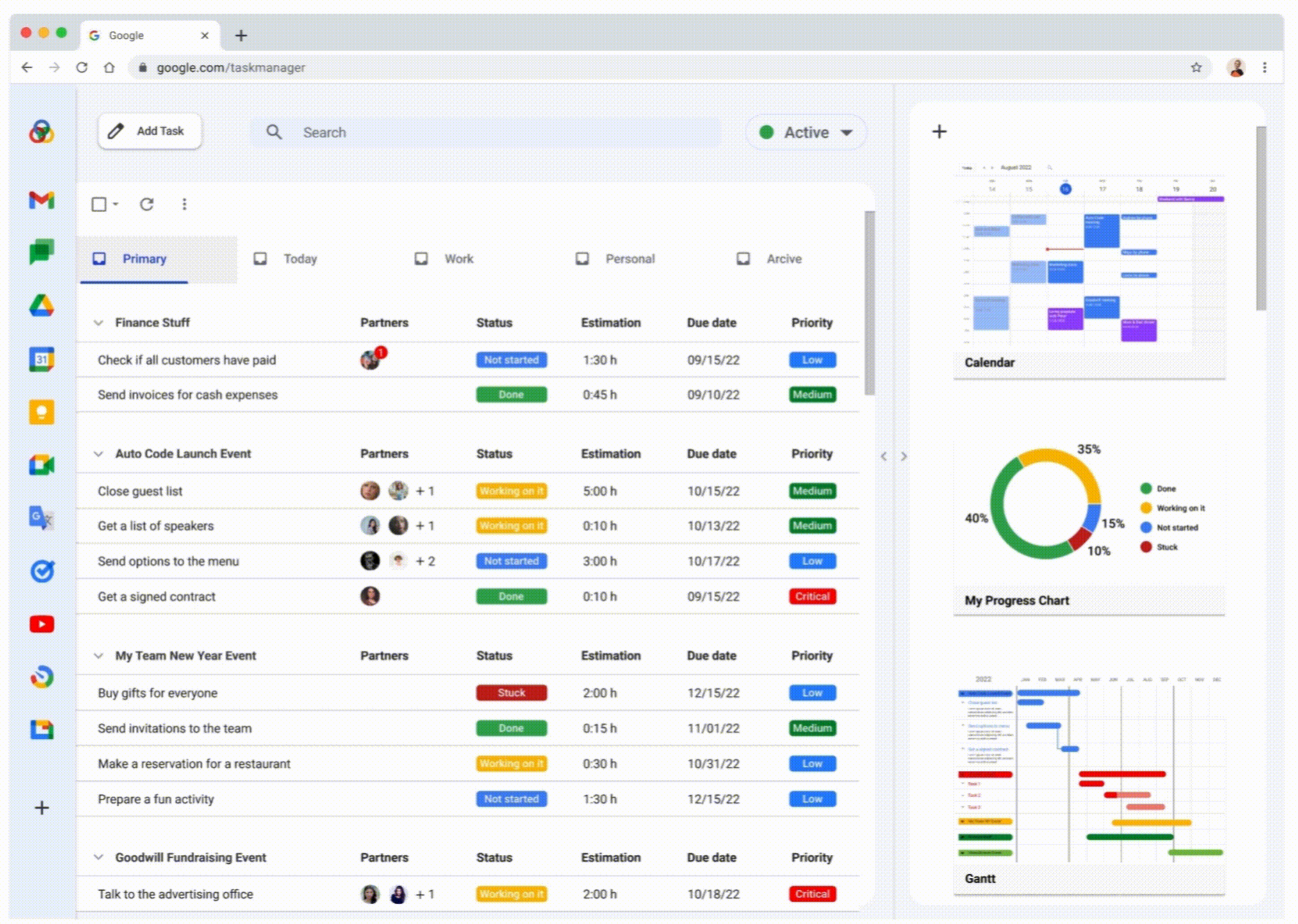 Google Task Manager | Neta Rot