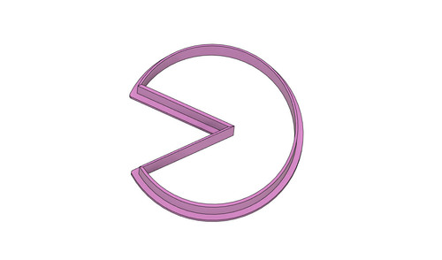 Pacman cutter | CookieCuttersAndMore