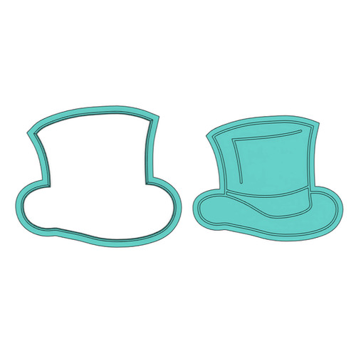 Top hat cutter and stamp | CookieCuttersAndMore