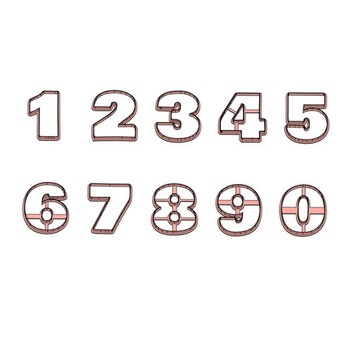 Number cutter pack | CookieCuttersAndMore