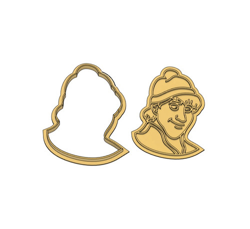 Frozen Kristoff cutter and stamp | CookieCuttersAndMore