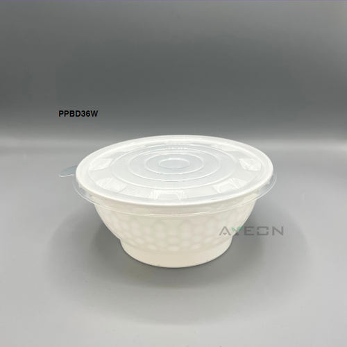 Diamond Plastic Bowl with lid | Ayeon Supply