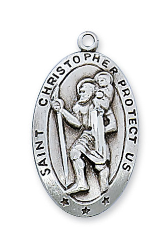 McVan 24"Ch SS Christopher Medal | Regina Gifts