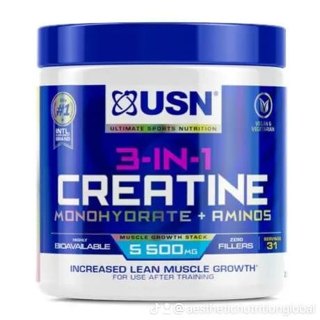 USN Creatine 3 in 1 Monohydrate + Aminos | Aesthetic Nutrition