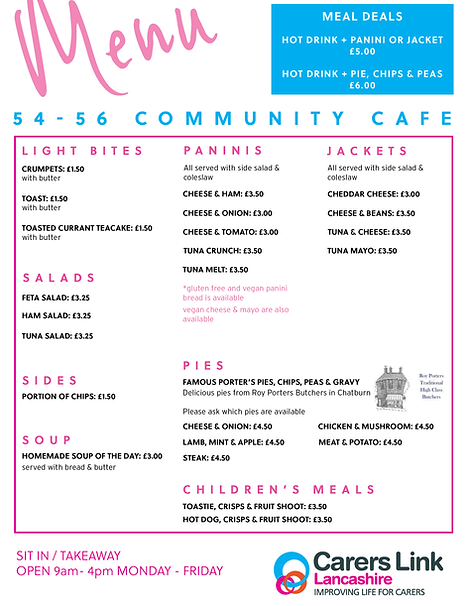 Community Cafe | carers-link-01