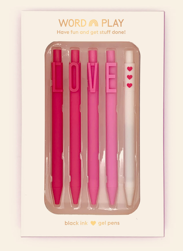 Word Play Love Pen Set | HeyDoll.Net