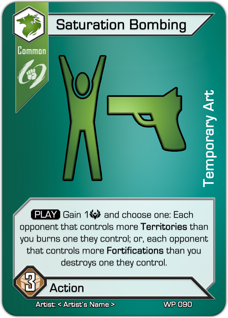 Saturation Bombing | Warlord Protocol Card Gallery