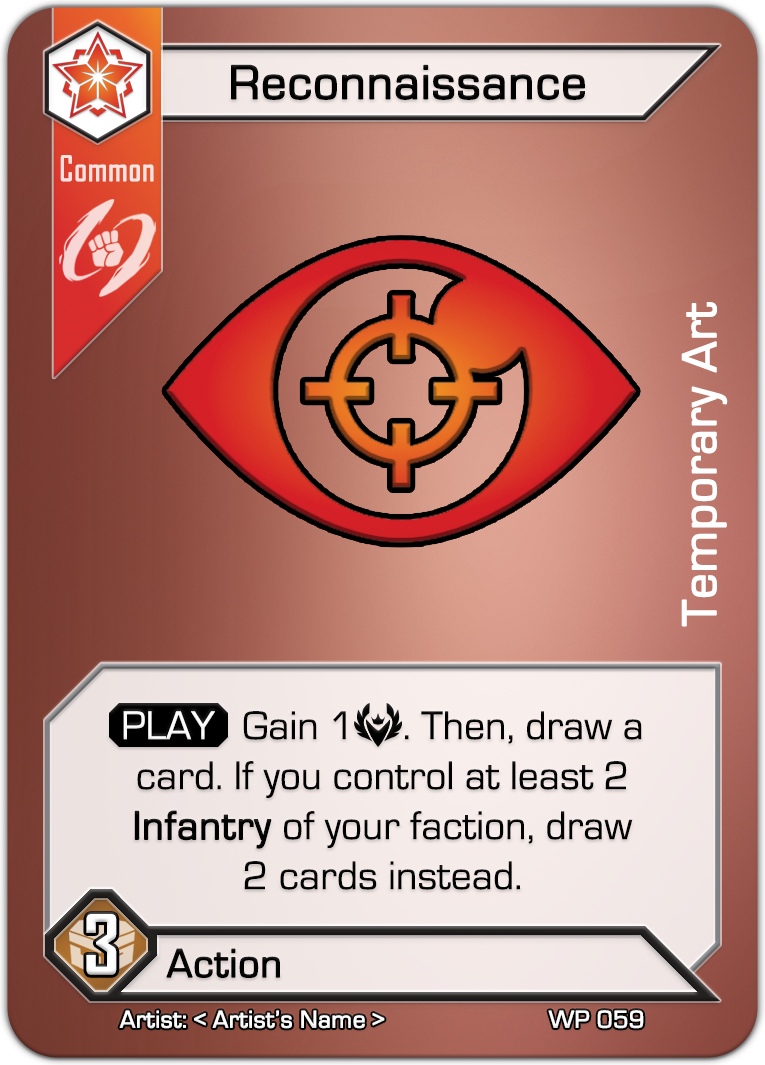 Reconnaissance | Warlord Protocol Card Gallery