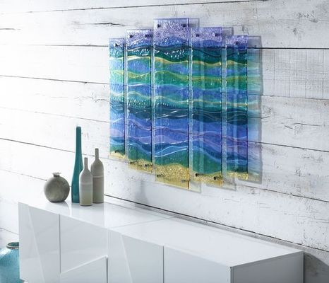 Fused glass panels