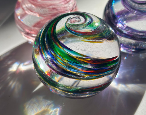 Rainbow ashes keepsake, cremation rainbow memorial, rainbow glass ashes ...