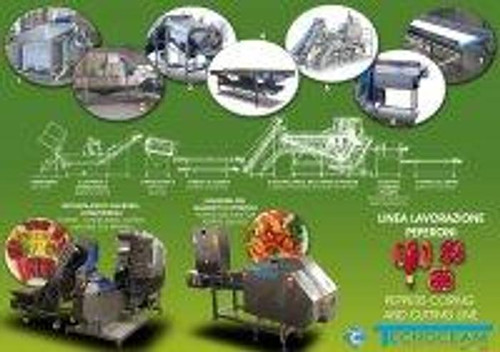 Pepper Coring and Cutting Line | Snap Equipment