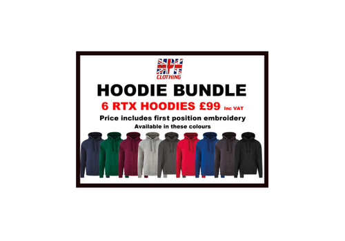 6 x RTX Hoodie Bundle | MPH Clothing