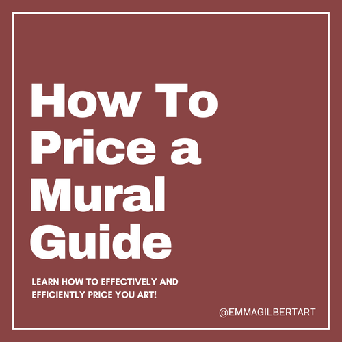 How to Price a Mural guide | Emma Gilbert Art