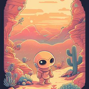 MYOWA 1-6 DIAMOND PAINTING CANVAS AND DRILLS ONLY | MYOWA - ALIEN PUTTY