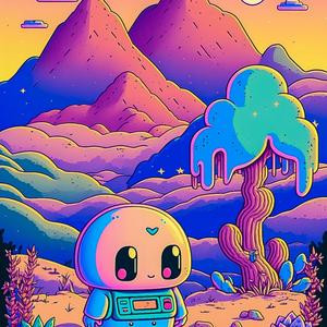 MYOWA 2-1 DIAMOND PAINTING CANVAS AND DRILLS ONLY | MYOWA - ALIEN PUTTY