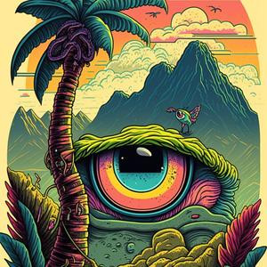 MYOWA 1-8 DIAMOND PAINTING CANVAS AND DRILLS ONLY | MYOWA - ALIEN PUTTY