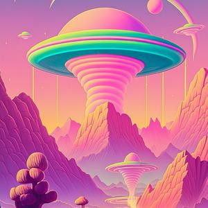 MYOWA 2-3 DIAMOND PAINTING CANVAS AND DRILLS ONLY | MYOWA - ALIEN PUTTY