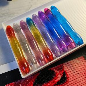 MYOWA THREADED RESIN GLITTER PEN | MYOWA - ALIEN PUTTY