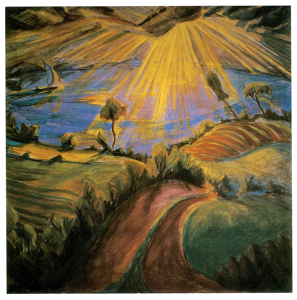 Erich Heckel, Spring, 1918 | delightful-prints