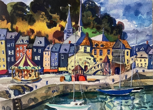 Varvaro Bracho, Honfluer Scenes 237 | delightful-prints