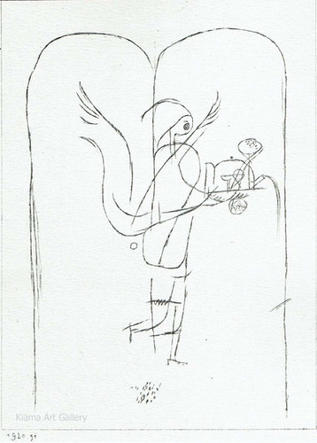 Paul Klee - Fulfillment Angel | delightful-prints