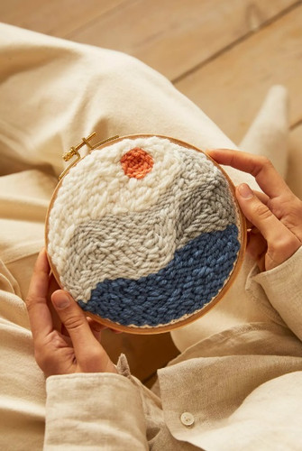 DMC Punch Needle Kit - Mountain Reverie | craftmiddleeast