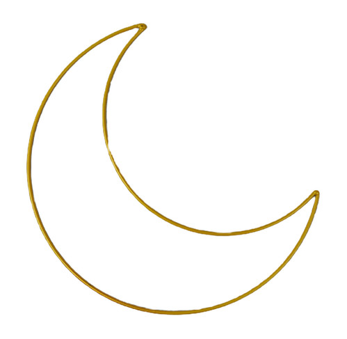 Metal Half-moon Shaped for Macrame S-3 25 cm | craftmiddleeast