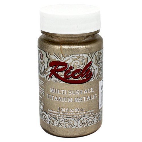 Rich Titanium Metallic Paint- 90cc | craftmiddleeast