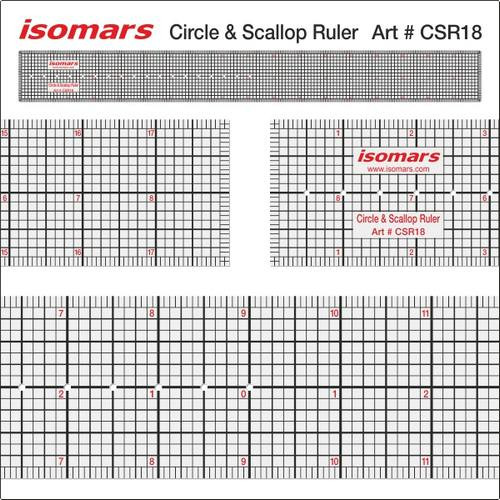 Isomars Circle and Scallop Ruler | craftmiddleeast